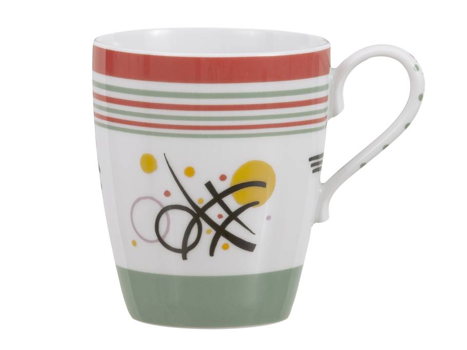 MEISSEN Wassily Kandinsky Edition Tasse mit Untertasse Motiv