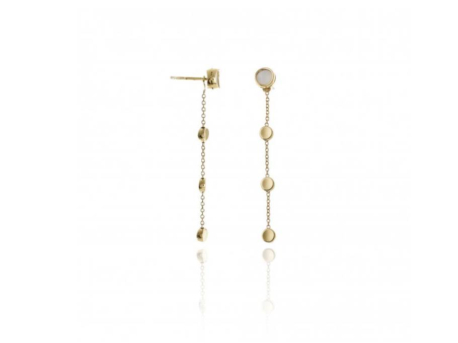 Chimento Armillas Glow Caleido Ohrhänger Gelbgold mit