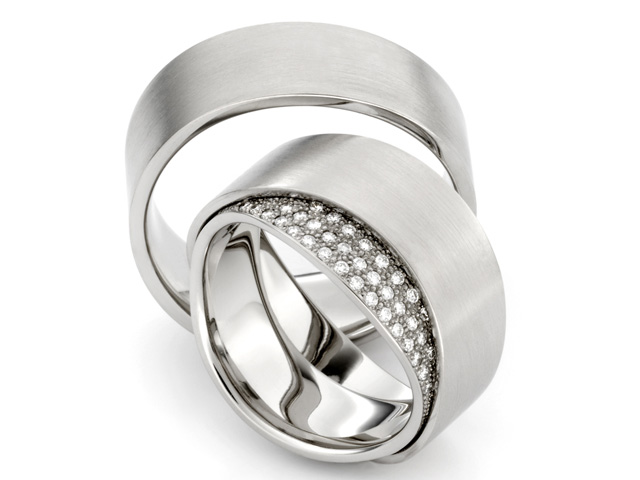 Max Kemper Trauring Paar Nr. 16 mit Brillanten kaufen