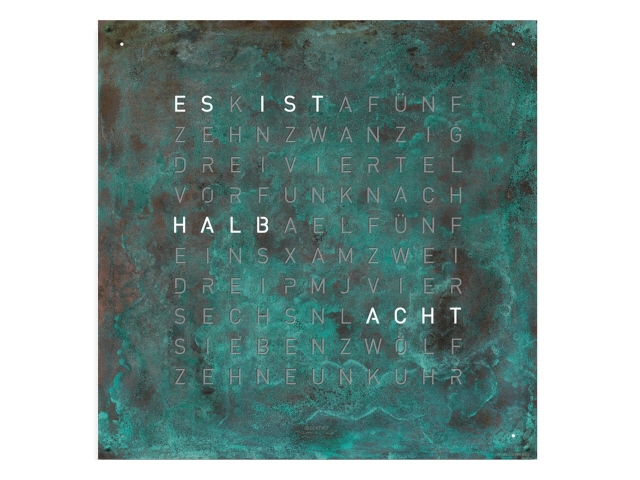 Qlocktwo by Biegert und Funk Earth 90 Creator's Edition