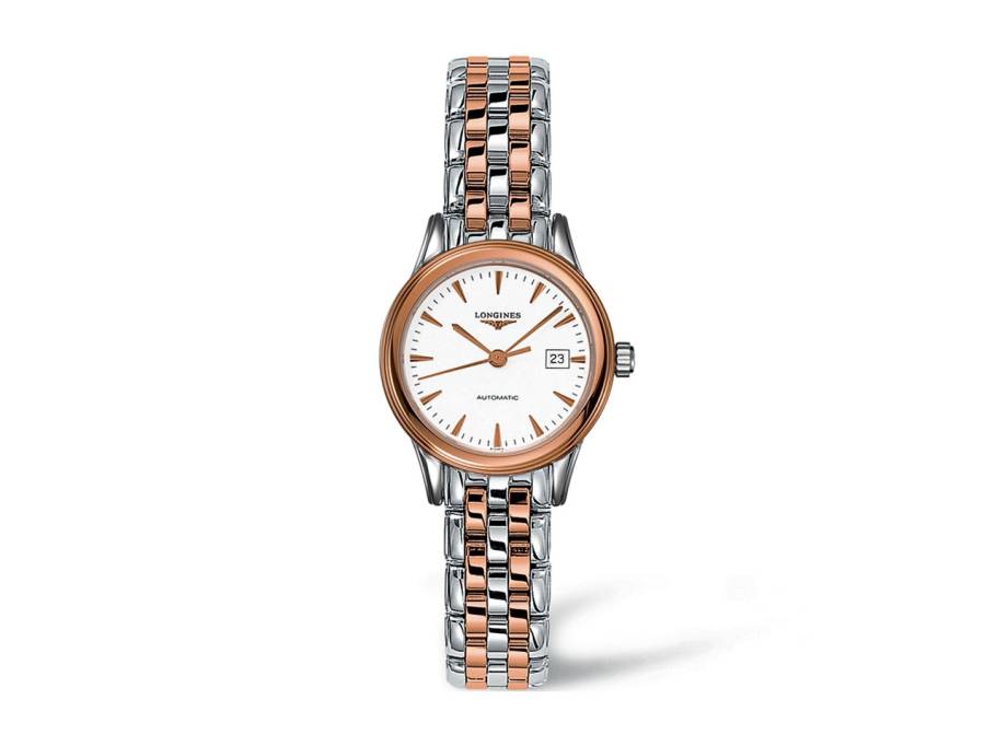 Longines Les Grandes Classiques Flagship Damenuhr Automatik 30 mm PVD ...