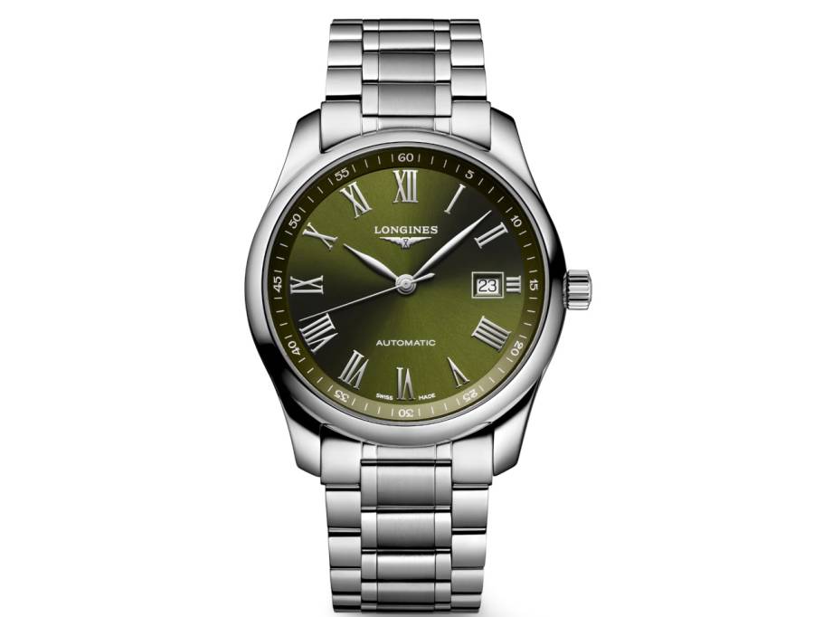 Longines Master Collection Automatik 40 mm römisch Zifferblatt olivgrün ...