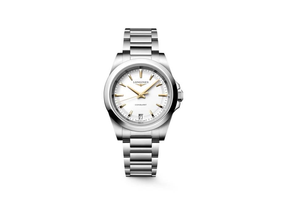 Longines Conquest Quarz Edelstahl 34mm blaues L34604926