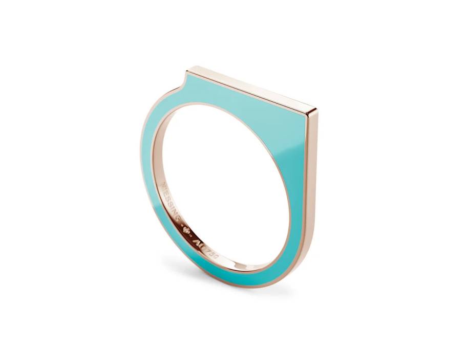 Niessing Setario Square Ring Fine Gray mit