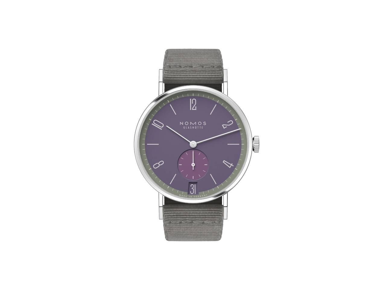 Nomos Tangente 38 Datum "175 Years Watchmaking - Mauvegrün"