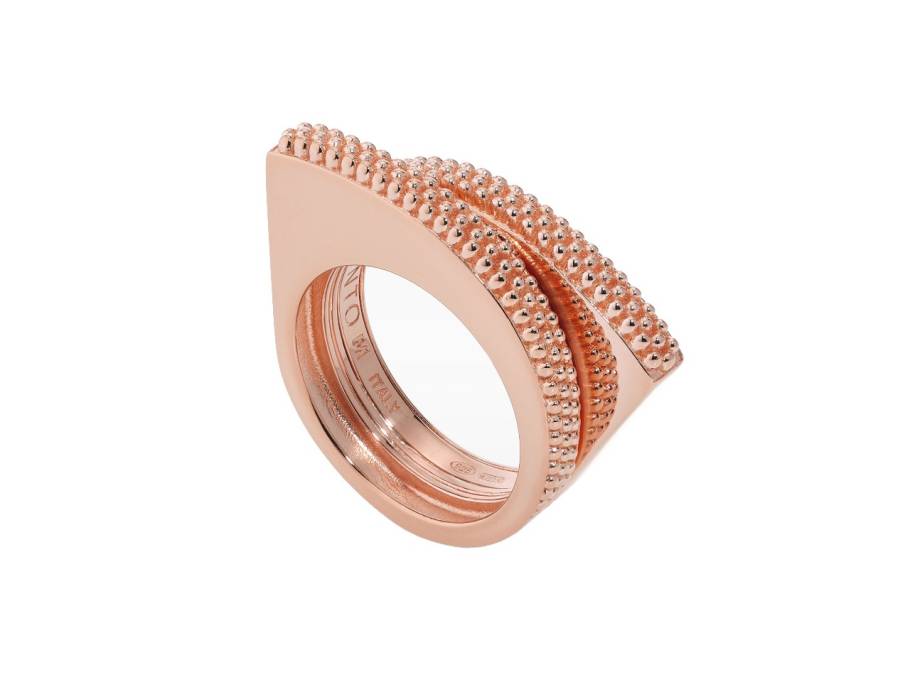 Pesavento Pixel Collier 43cm Silber gelbvergoldet kaufen