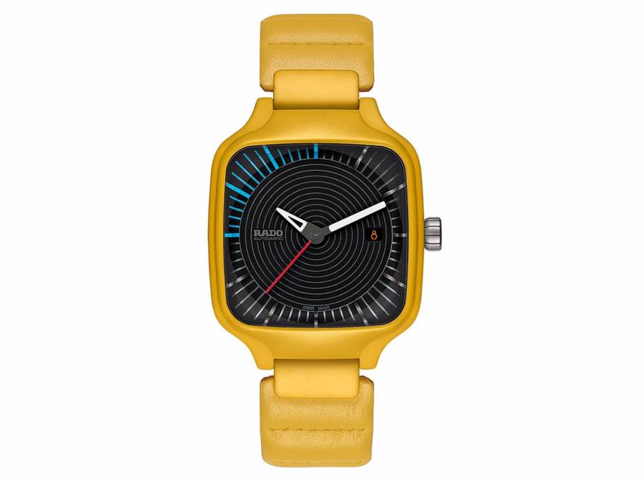 Rado True Square Automatik Keramik matt schwarz Undigital Keramikband ...