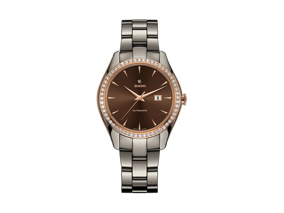 Rado Hyperchrome Automatik Damenuhr Plasma High-Tech Keramik grau ...