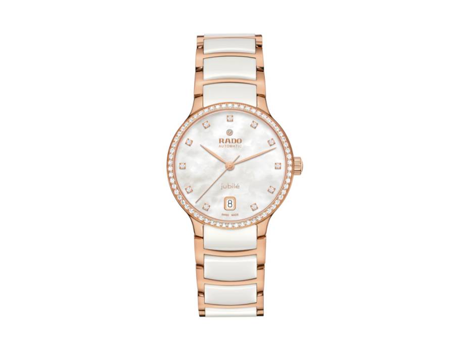 Rado Centrix Diamonds Automatik Edelstahl Roségold-PVD 35mm